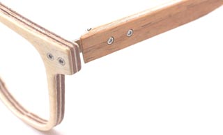 sunglasses hinge with double spring, 4.6mm width