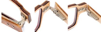 hinge for wood sunglasses 4.0mm width